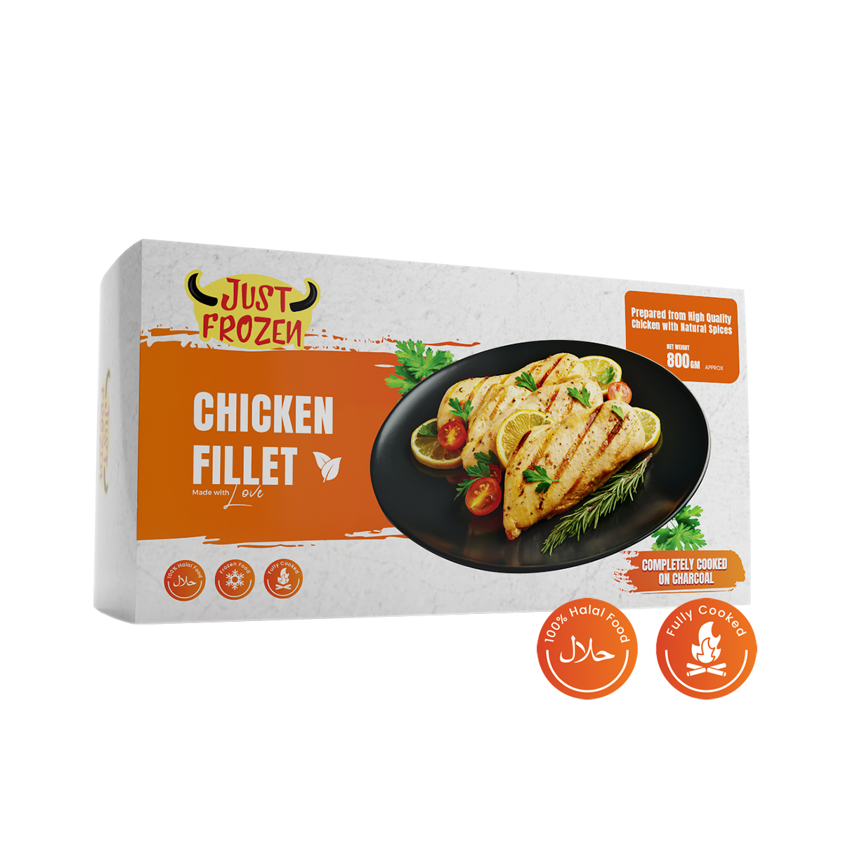 Chicken FilletCooked on charcoal – Just Frozen